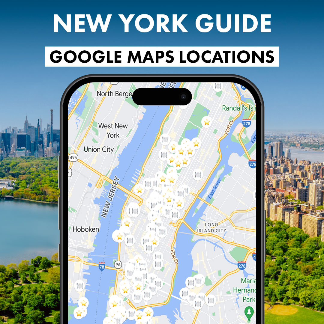 New York Google Maps Karte – Alle Highlights mit 1 Klick auf dem Handy ...